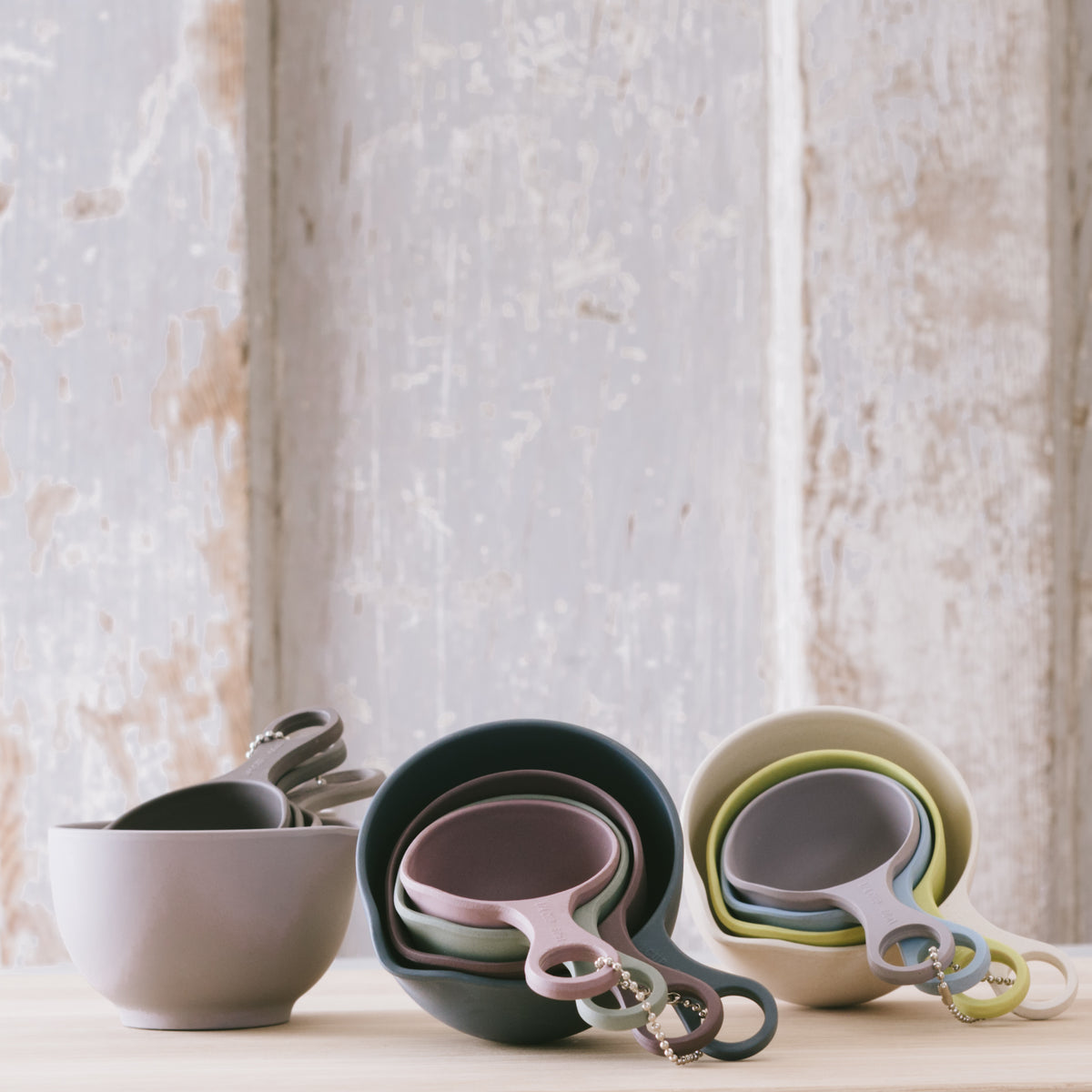 Bamboo Measuring Cup Set